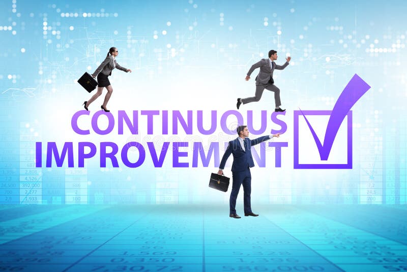 Continuous Improvement Concept in Business Stock Photo - Image of lean ...