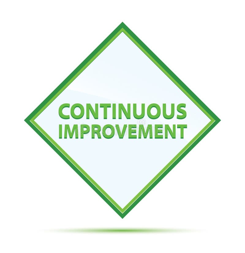 Continuous Improvement Abstract Flat Background Design Illustration ...