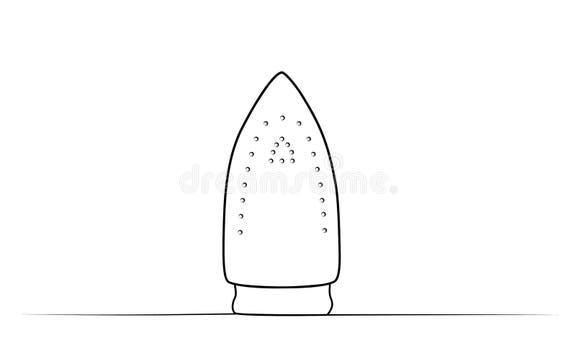 Continuous Iron Drawing with One Line. Vector Illustration Stock Vector ...