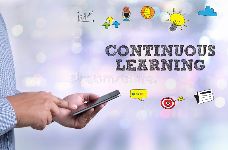 Continuous learning stock photo. Image of multicolor - 78237594