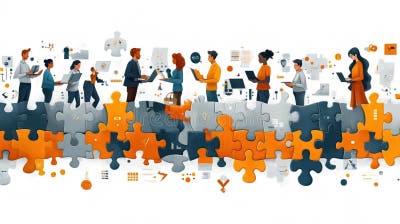 Continuous Learning and Professional Development Stock Illustration ...