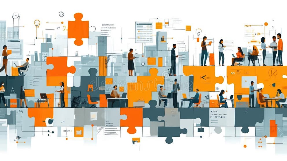 Continuous Learning and Professional Development Stock Illustration ...