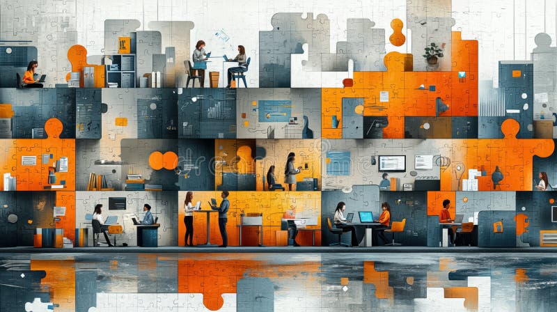 Continuous Learning and Professional Development Stock Illustration ...