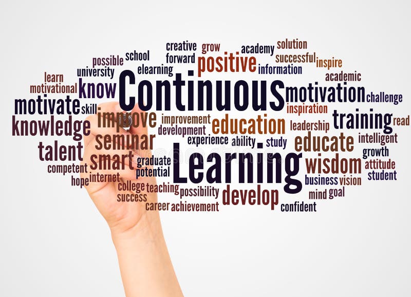 Continuous Learning Word Cloud Stock Illustration - Illustration of ... Continuous Learning Word Cloud Stock Illustration - Illustration of ...