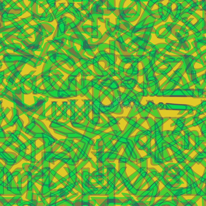 Continuous letters pattern stock vector. Illustration of continuity ...