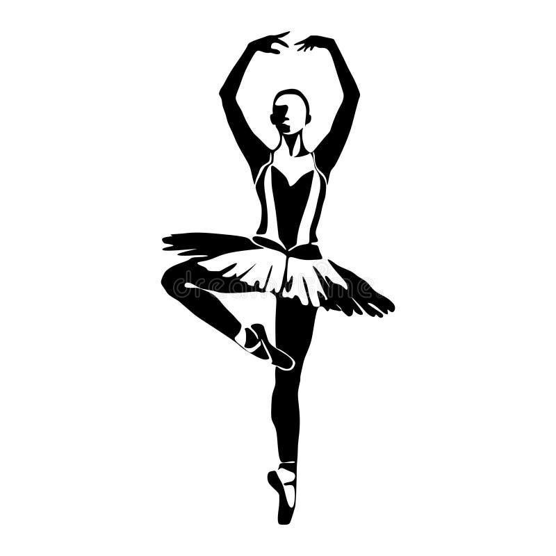 Continuous Line Art Drawing. Ballet Dancer Ballerina. Vector ...