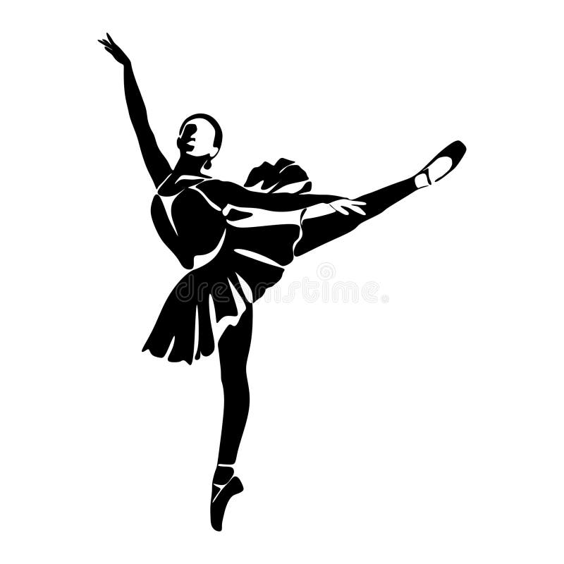 Continuous Line Art Drawing. Ballet Dancer Ballerina. Vector ... Continuous Line Art Drawing. Ballet Dancer Ballerina. Vector ...