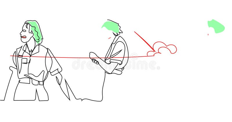 Continuous Line Art One Line Drawing Something Wrong with the Detonator ...