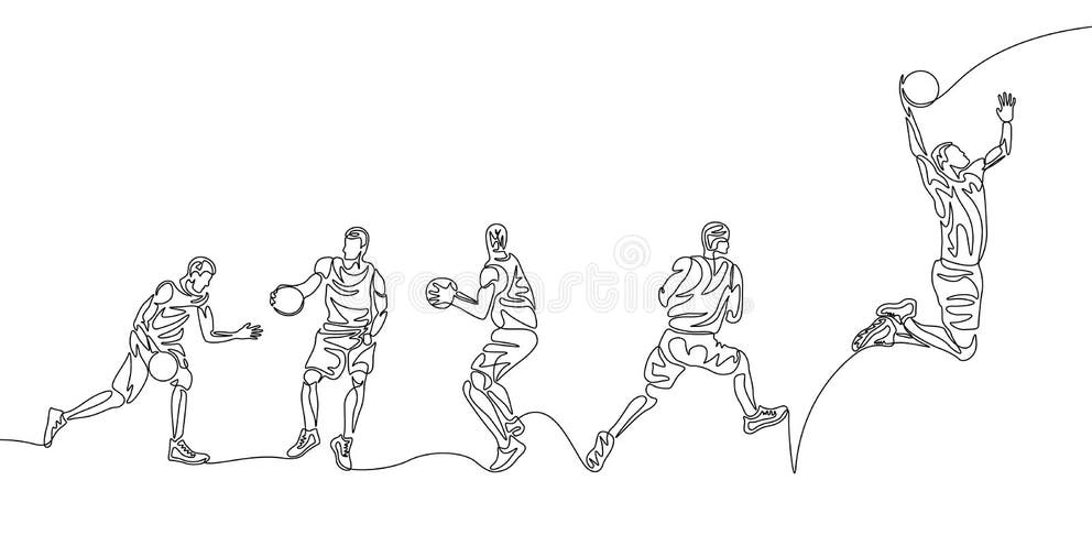 Line Basketball Stock Illustrations – 37,342 Line Basketball Stock ...