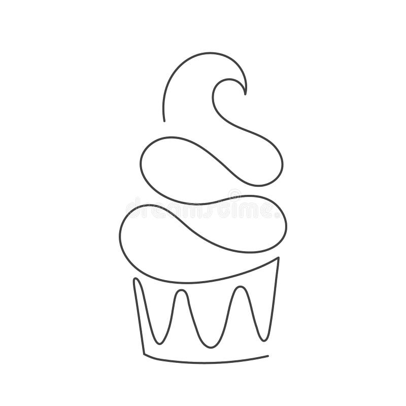 Set of Continuous Line Cups of Hot Tea or Coffee with Steam Stock ...