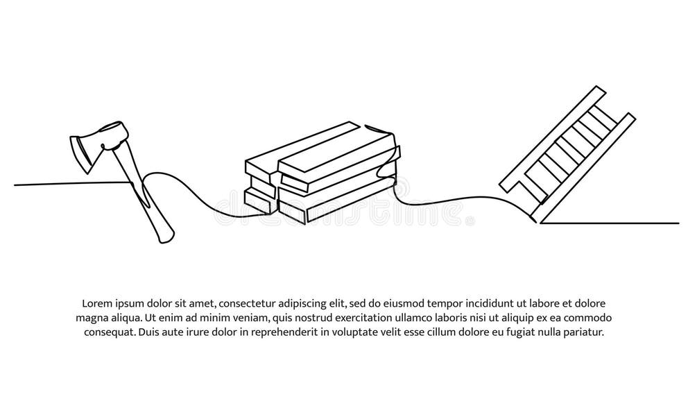 Continuous Line Design of Making Stair Using Wooden Plank Stock ...
