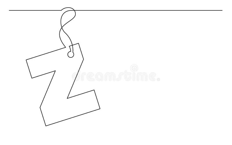 Continuous Line Drawing Letters Stock Illustrations – 160 Continuous ...