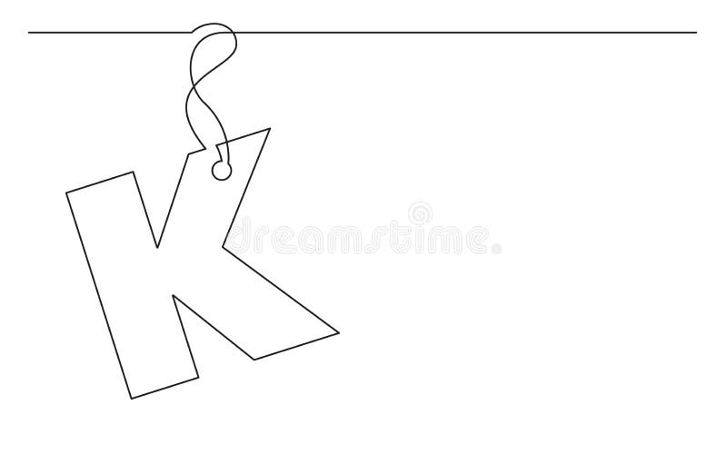 Continuous Line Drawing Letters Stock Illustrations – 160 Continuous ...