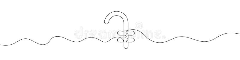 Continuous Line Drawing of Armenian Dram Currency Symbol. Vector ...