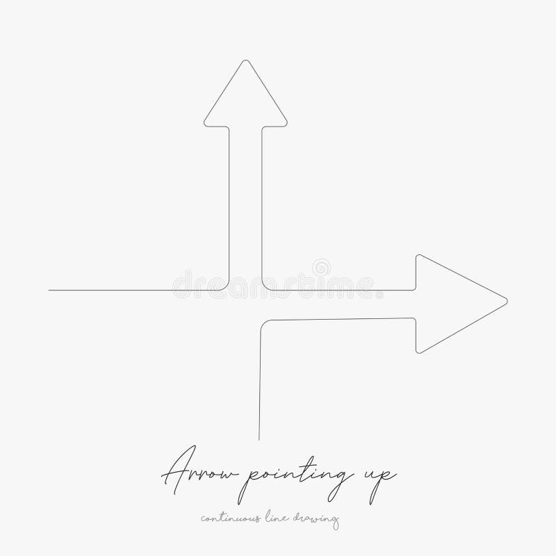 Hand Pointing Up Line Drawing Stock Illustrations – 739 Hand Pointing ...