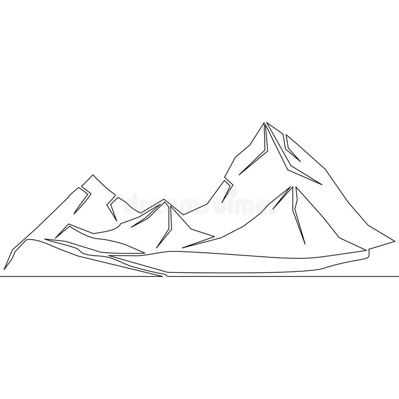 Continuous Line Scenery Stock Illustrations – 879 Continuous Line ...