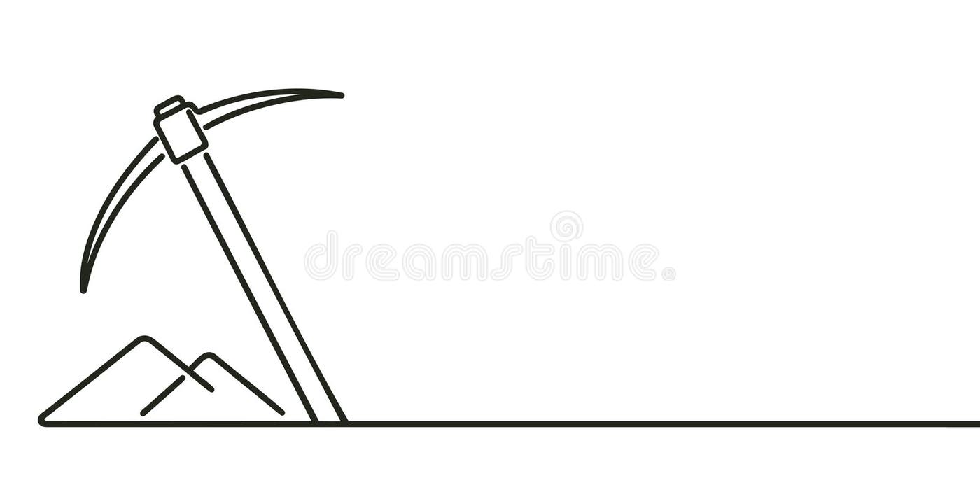 Pick Axe Drawing Stock Illustrations – 656 Pick Axe Drawing Stock ...