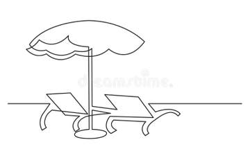 One Line Drawing Sunbathing Stock Illustrations – 49 One Line Drawing ...