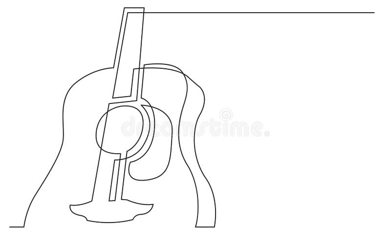 Acoustic Guitar Line Drawing Stock Illustrations – 1,388 Acoustic ...