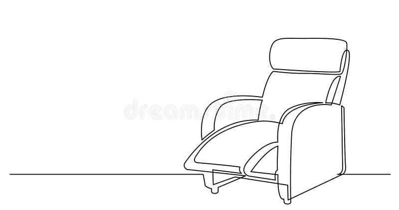 Continuous Line Drawing Furniture Stock Illustrations – 598 Continuous ...