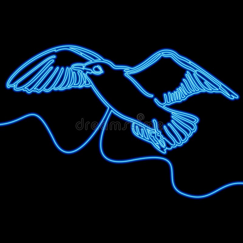 Continuous Line Drawing Bird Light Stock Illustrations – 53 Continuous ...