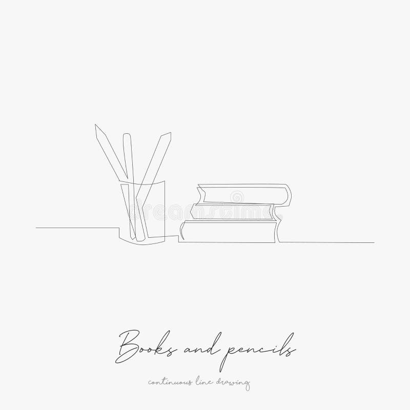 Continuous Line Drawing Science Books Stock Illustrations – 104 ...