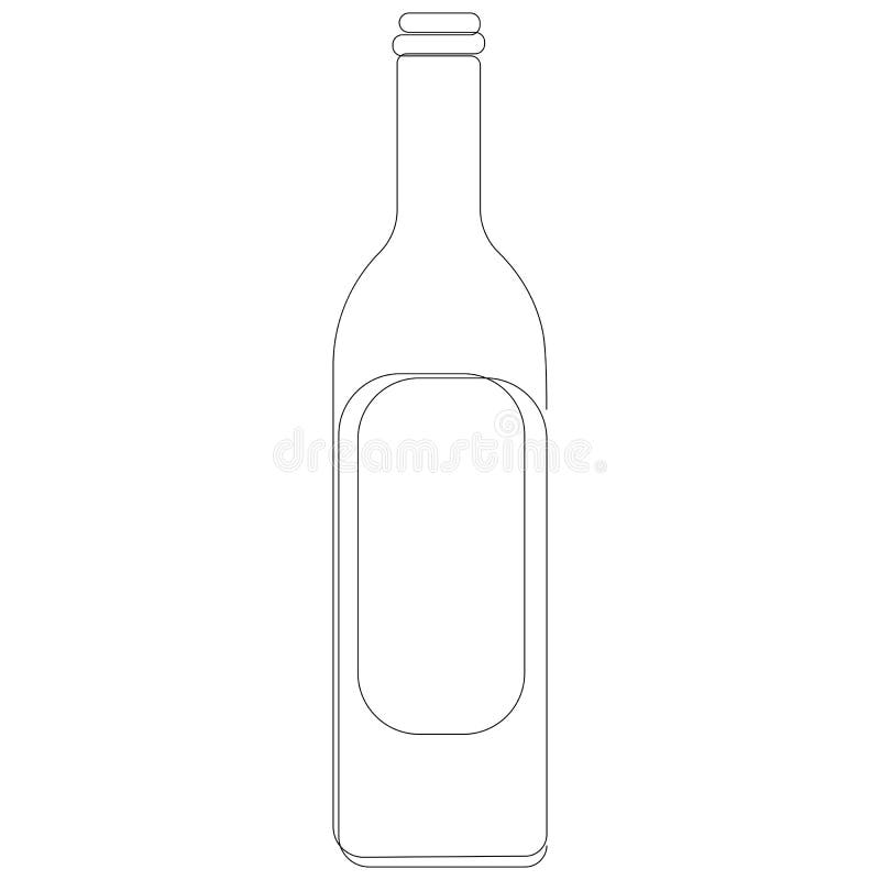 Continuous Line Drawing Bottle Stock Illustrations – 1,307 Continuous ...