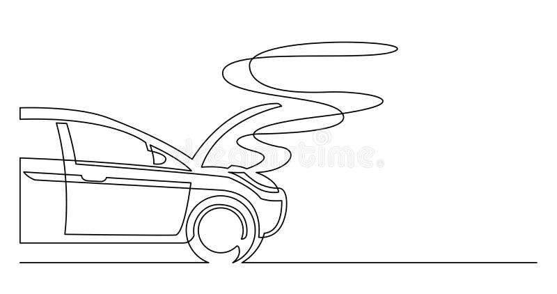 Continuous Line Broken Stock Illustrations – 220 Continuous Line Broken ...
