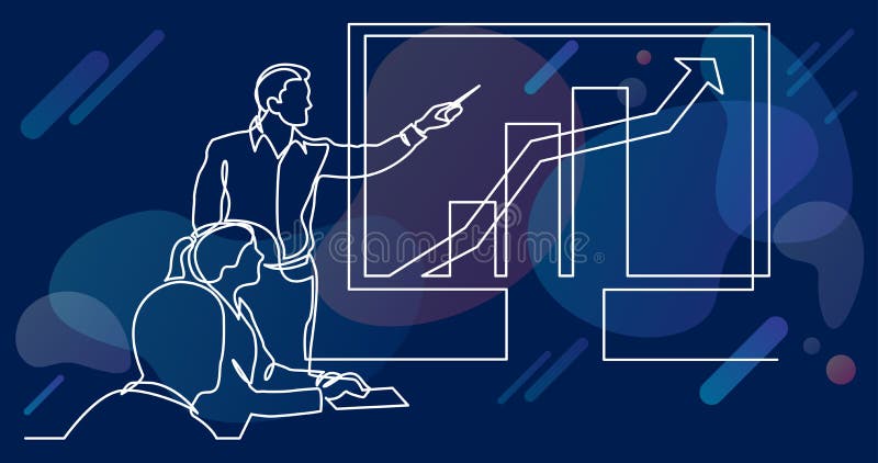 Continuous Line Charts Stock Illustrations – 50 Continuous Line Charts ...