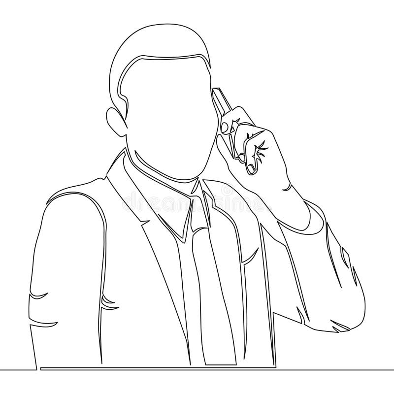 Person Speaking Line Drawing Stock Illustrations – 448 Person Speaking ...