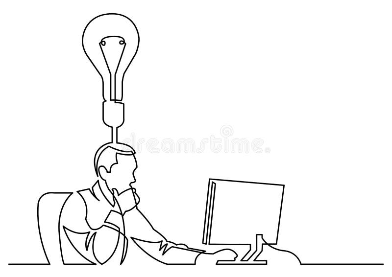 People Working Drawing Stock Illustrations – 10,685 People Working ...
