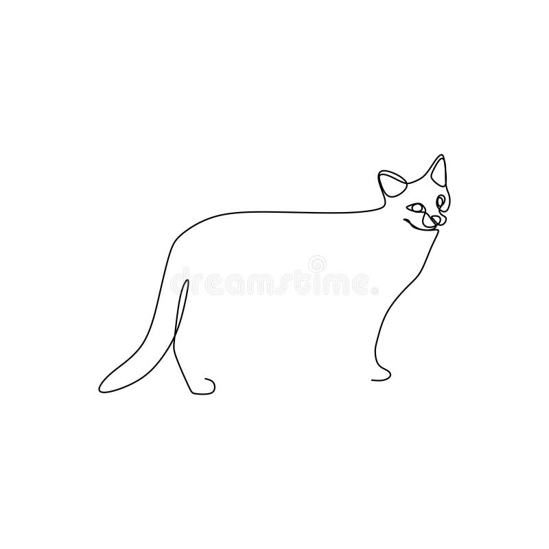 Cat Line Drawing Stock Illustrations – 20,134 Cat Line Drawing Stock ...