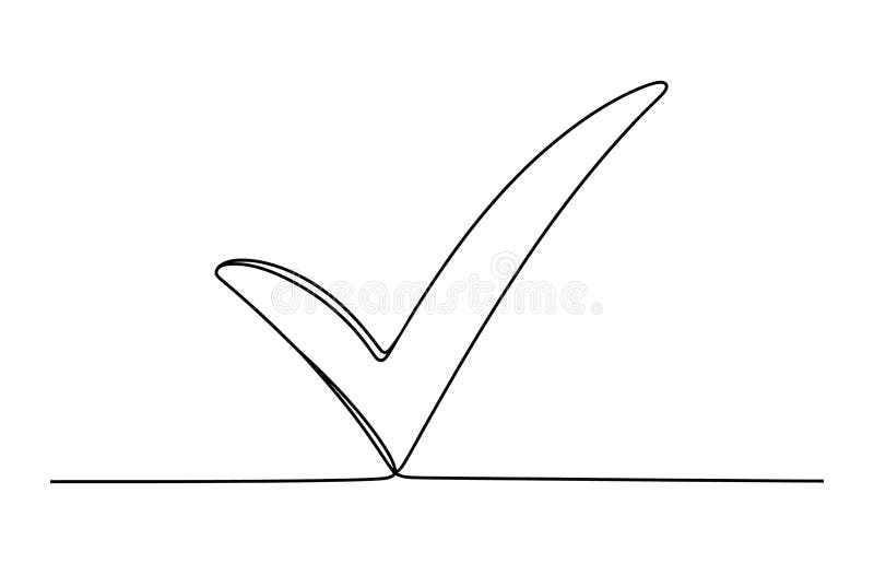 Continuous Line Drawing Correct Stock Illustrations – 116 Continuous ...