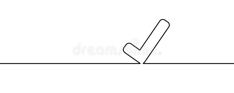 Continuous Line Drawing Check Stock Illustrations – 387 Continuous Line ...