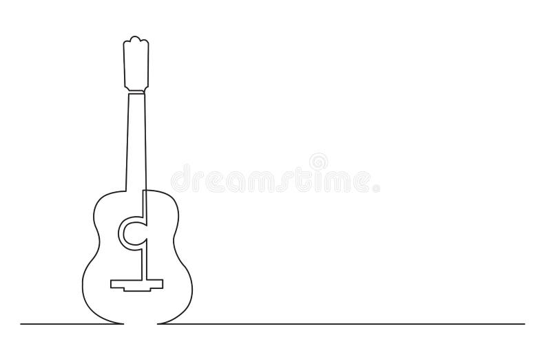 Acoustic Guitar Line Drawing Stock Illustrations – 1,388 Acoustic ...