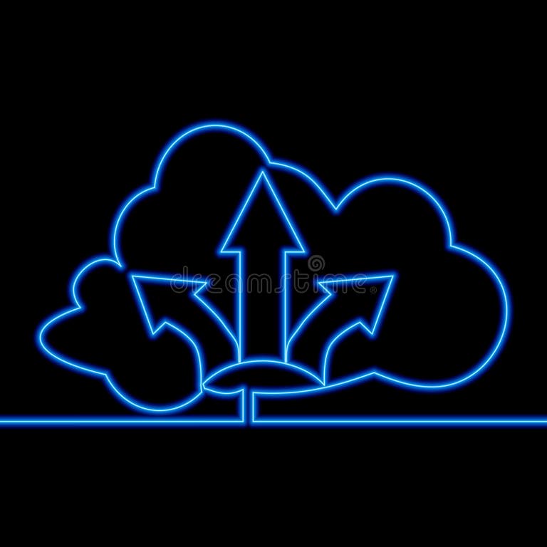 Cyber Cloud Line Drawing Stock Illustrations – 646 Cyber Cloud Line ...