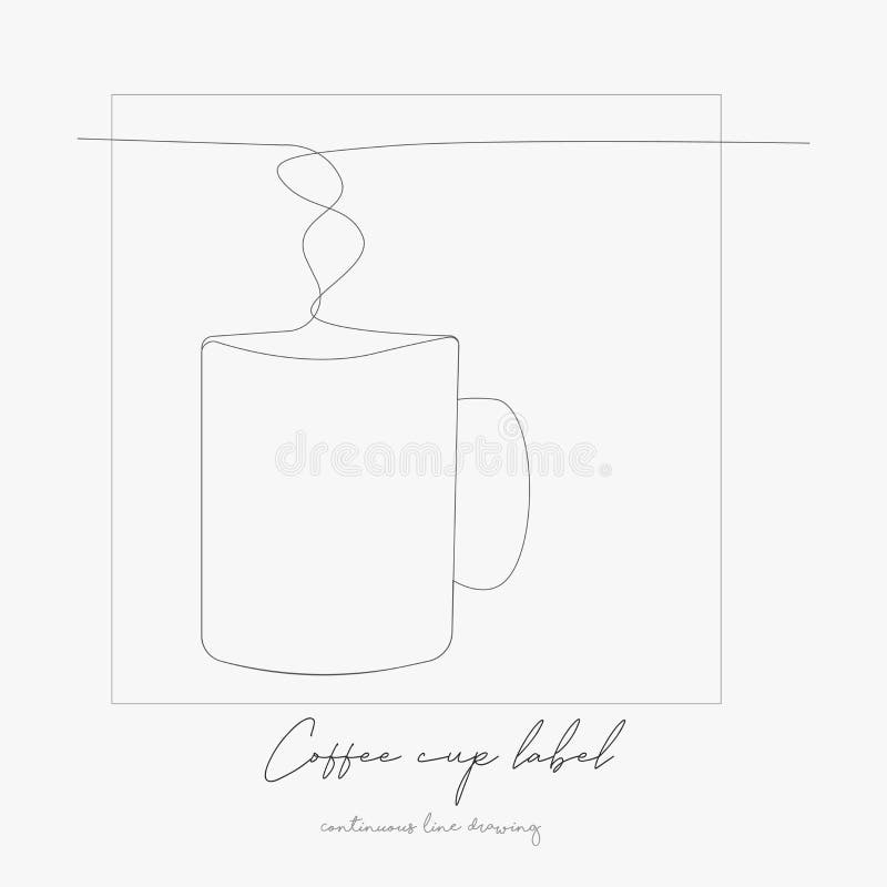 Vintage Doodle Coffee Chocolate Cups, Cookies and Sugar. Vector ...
