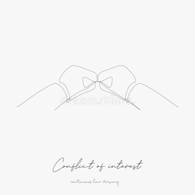 Continuous Line Drawing Conflict Stock Illustrations – 341 Continuous ...