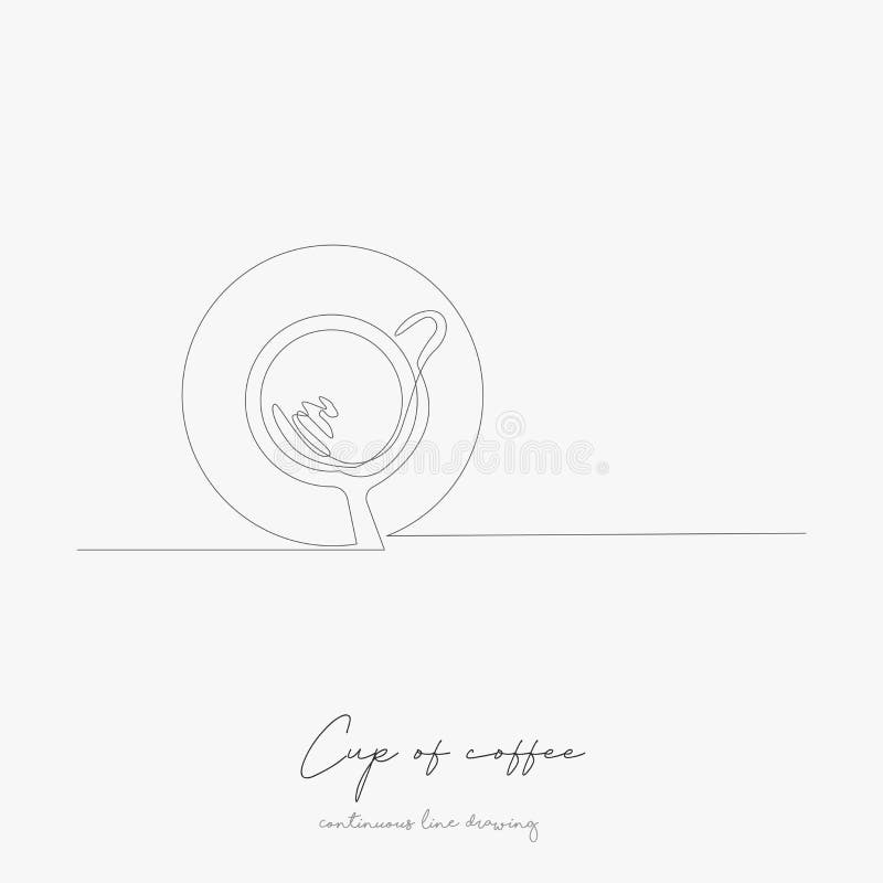 Continuous Line Drawing Cup Stock Illustrations – 2,120 Continuous Line ...