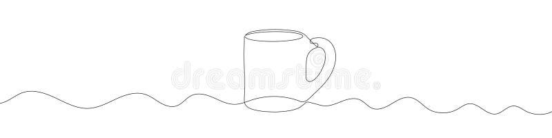 One Line Mug Drawing Stock Illustrations – 1,118 One Line Mug Drawing ...