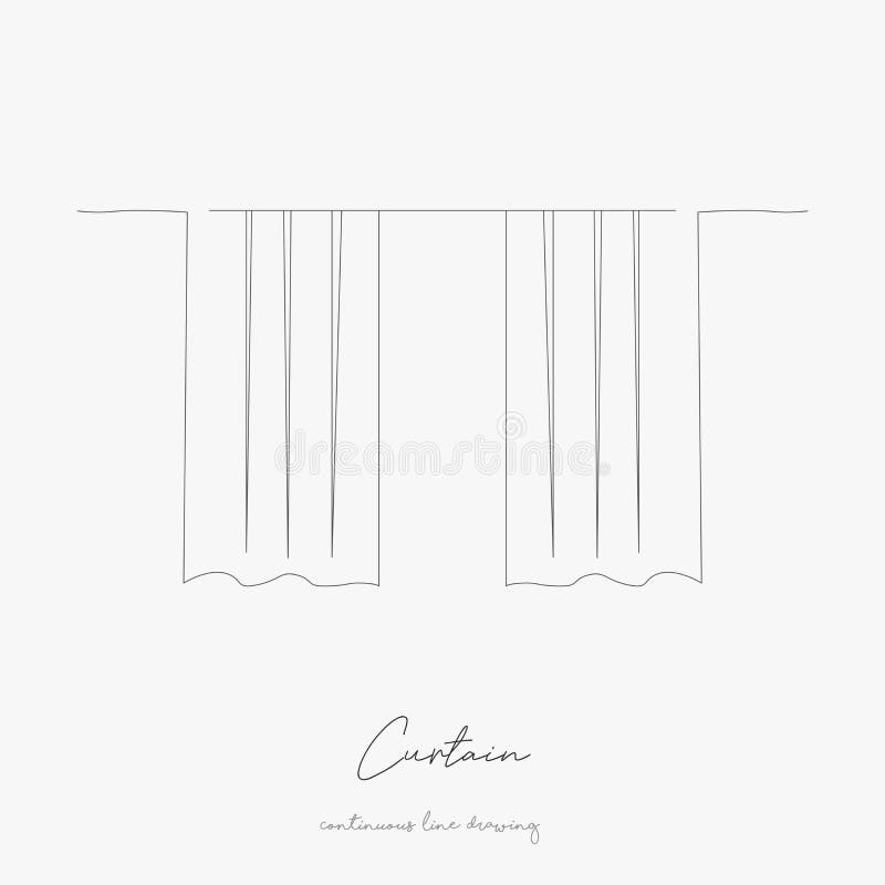 Curtain Drawing Stock Illustrations – 17,043 Curtain Drawing Stock ...