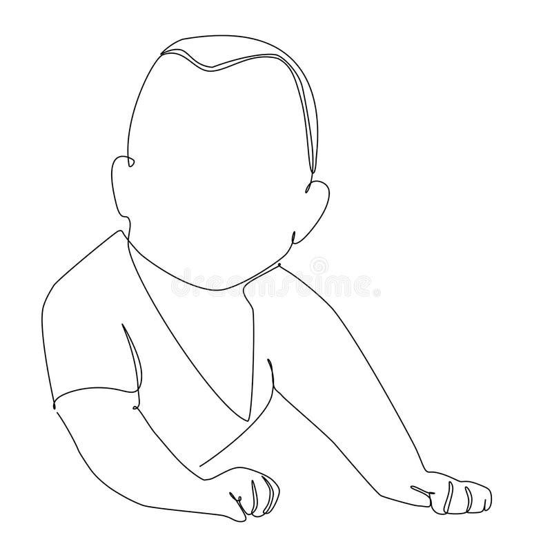 Infant Crawling Outline Stock Illustrations – 98 Infant Crawling ...