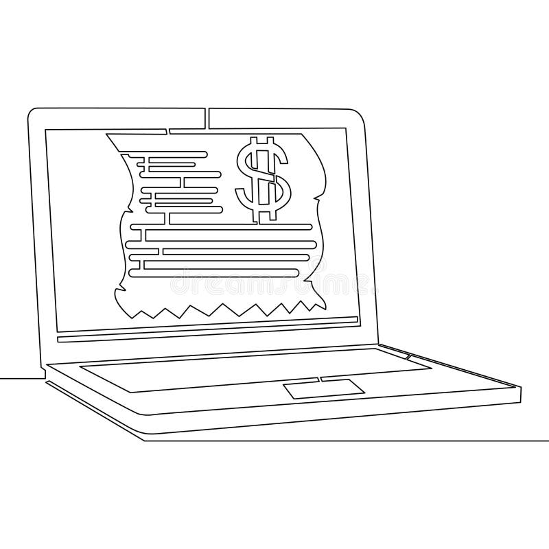 Paying Line Drawing Stock Illustrations – 1,001 Paying Line Drawing ...