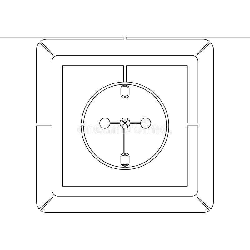 Cord Drawing Electrical Stock Illustrations – 664 Cord Drawing ...