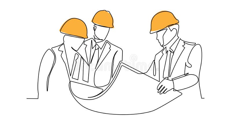 Continuous Line Supervision Stock Illustrations – 82 Continuous Line ...