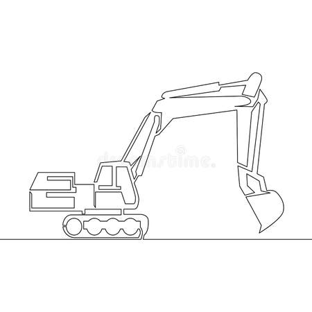 Backhoe Drawing Stock Illustrations – 1,782 Backhoe Drawing Stock ...