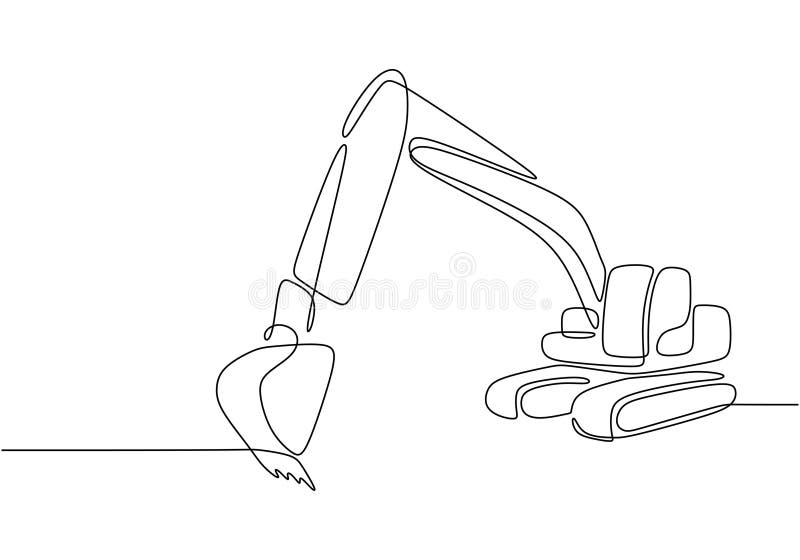 Drawing Excavator Stock Illustrations – 6,651 Drawing Excavator Stock ...