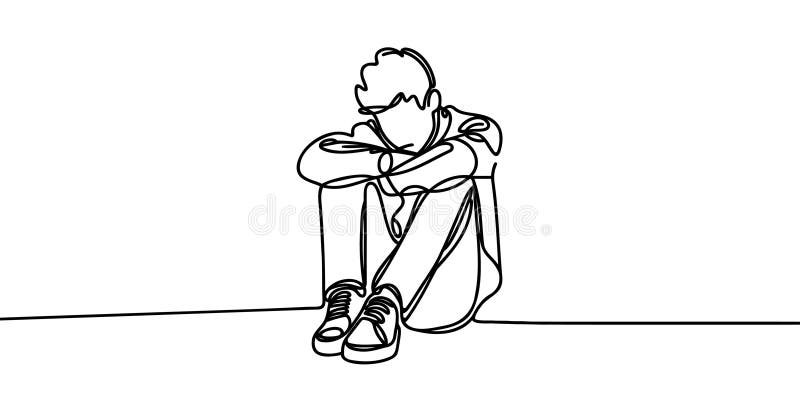 Exhausted Continuous Line Drawing Stock Illustrations – 71 Exhausted ...