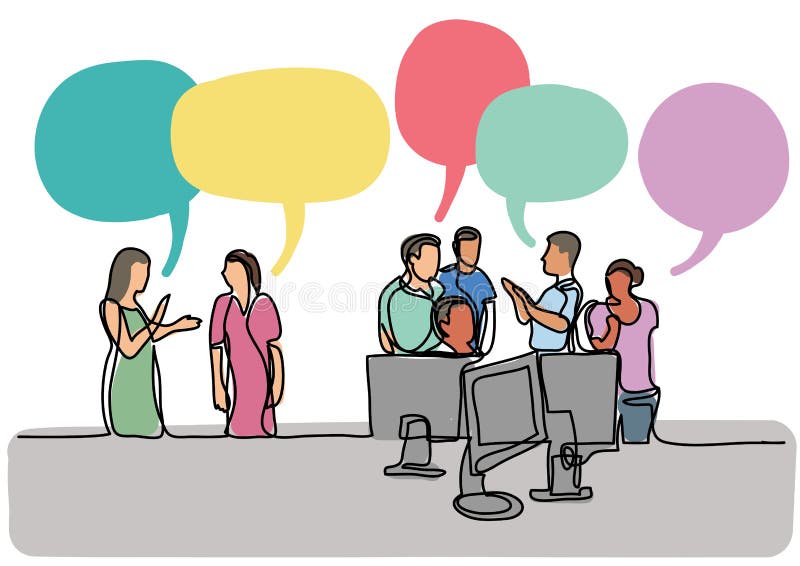 Continuous Line Drawing Vector Computers Stock Illustrations – 50 ...