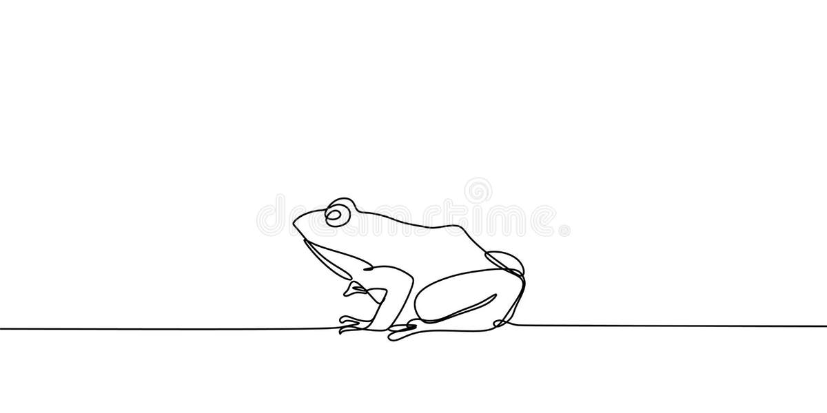 Drawing Frog Line Stock Illustrations – 5,932 Drawing Frog Line Stock ...